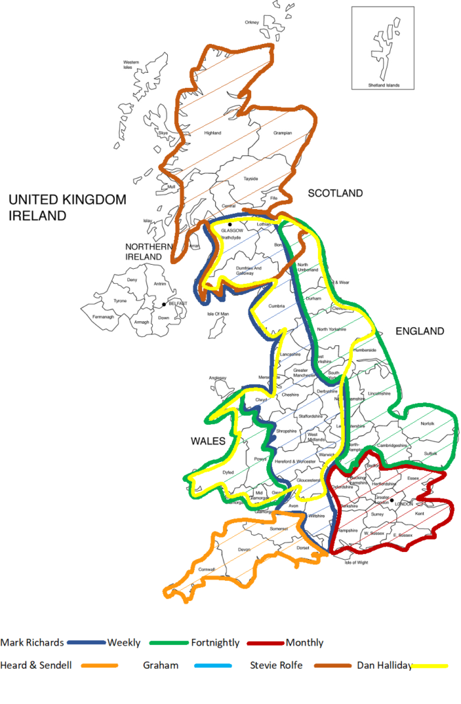 Delivery map - Synetics